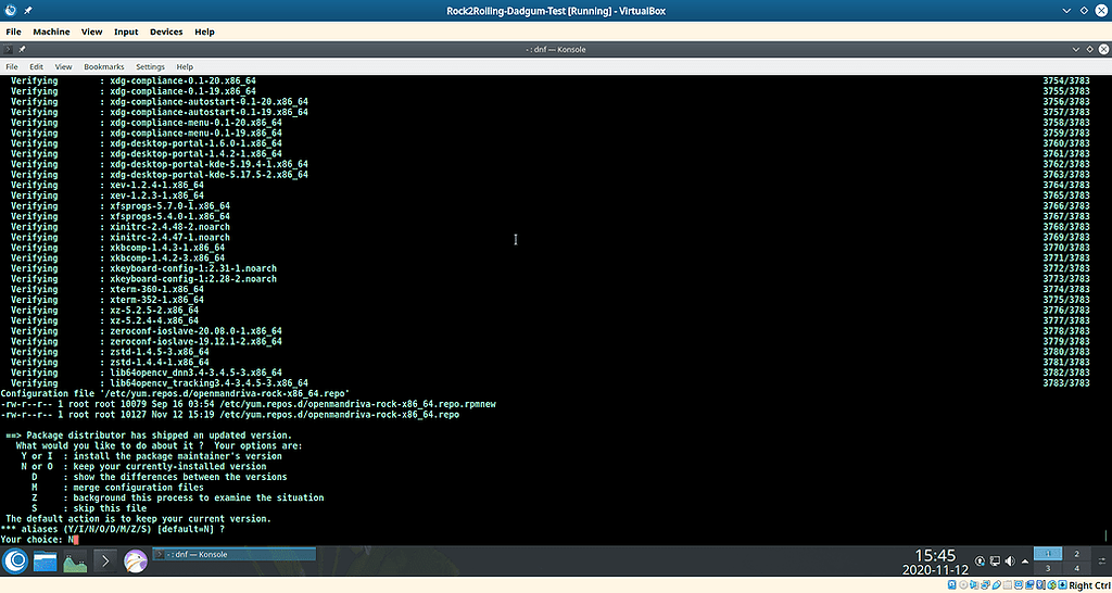 Upgrade results in: Package distributor has shipped an updated version - Support - OpenMandriva ...